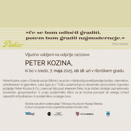 ODPRTJE RAZSTAVE PETER KOZINA - Turizem Ribnica